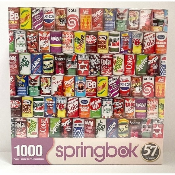 Toys | Springbok Retro Refreshments Soda 100piece Jigsaw Puzzle Sealed ...